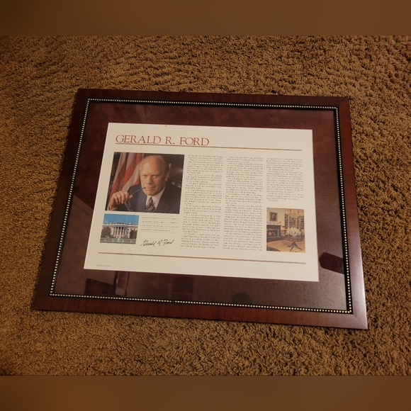 GERALD R FORD | Wall Decor | Vintage Gerald R Ford Signed Autograph ...